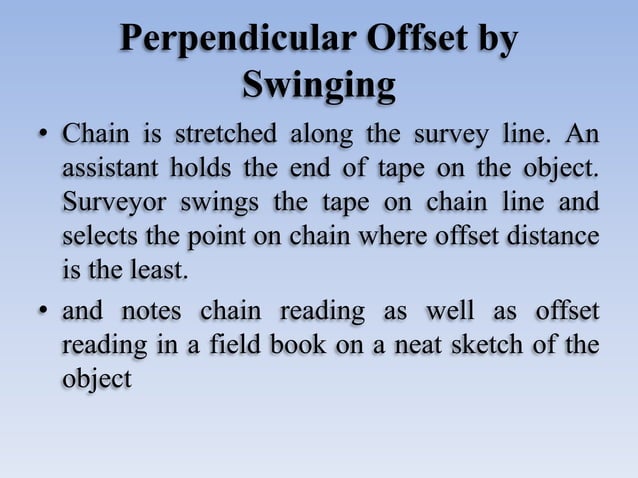 Perpendicular Offset | PPTX
