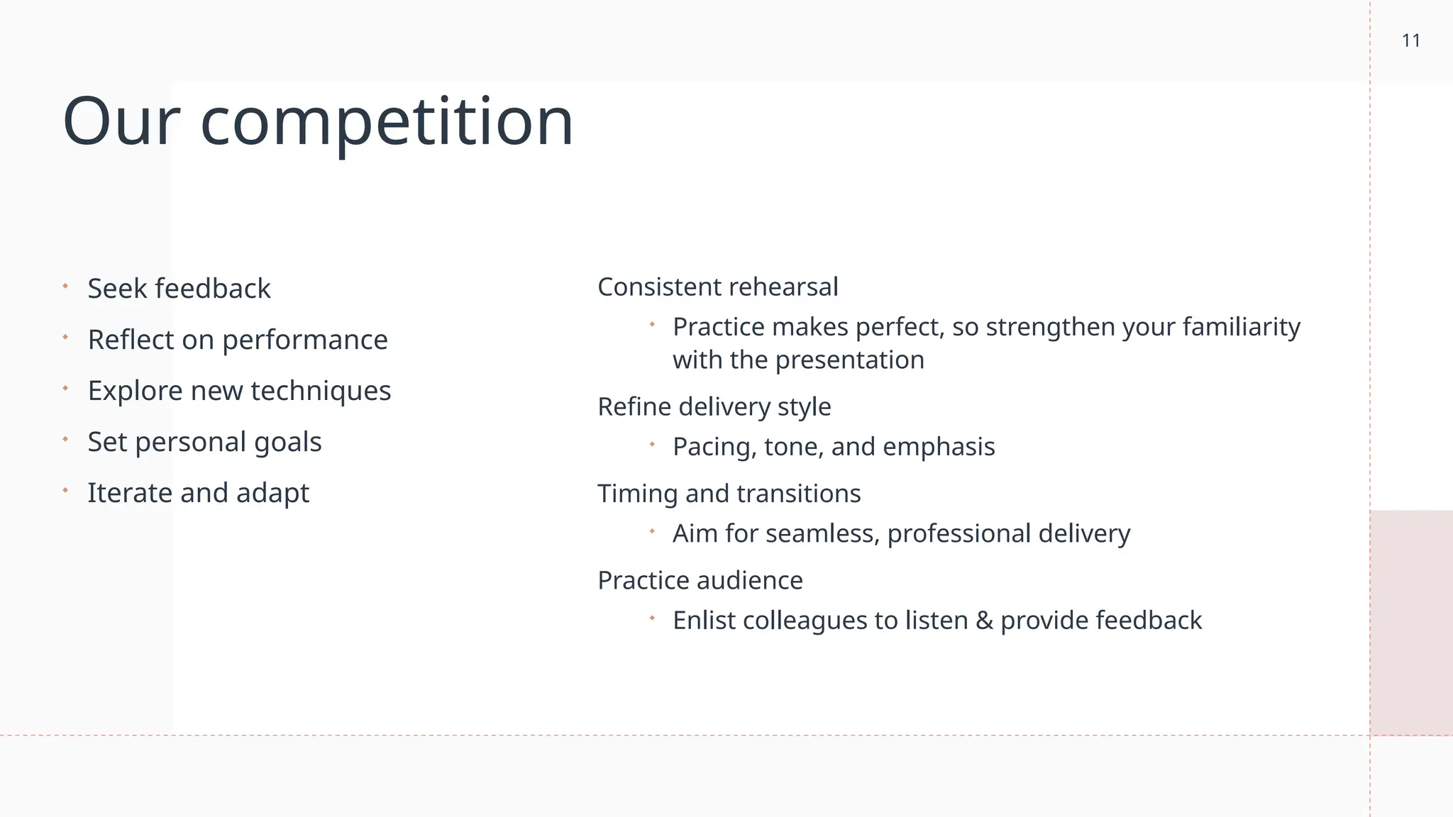 Offset template design powerpoint presentation | PPTX