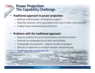 Center for Strategic and Budgetary Assessment's Robert Martinage on the ...