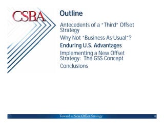 Center for Strategic and Budgetary Assessment's Robert Martinage on the ...