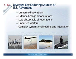 Center for Strategic and Budgetary Assessment's Robert Martinage on the ...