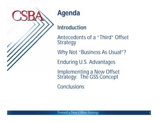 Center for Strategic and Budgetary Assessment's Robert Martinage on the ...