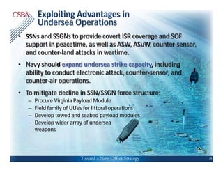 Center for Strategic and Budgetary Assessment's Robert Martinage on the ...