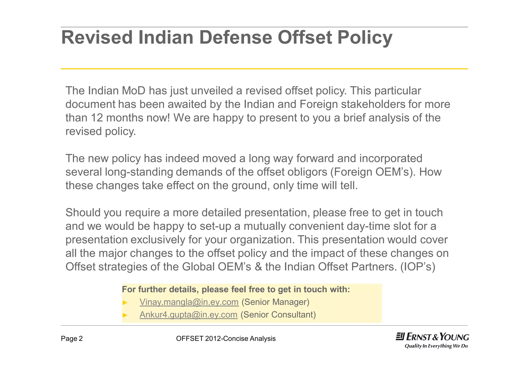 Offset 2012 Analysis | PDF