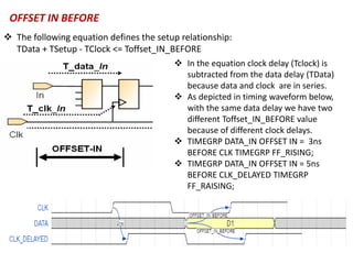Offset in and offset out constraints | PPT