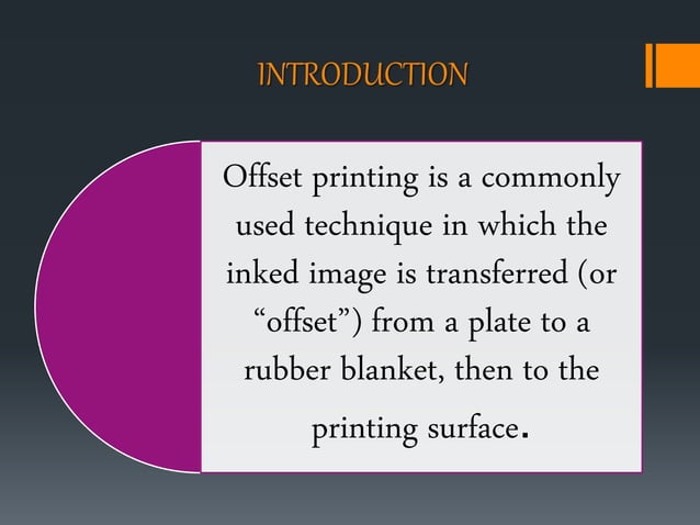 Offset printing | PPTX