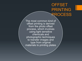 Offset printing | PPTX