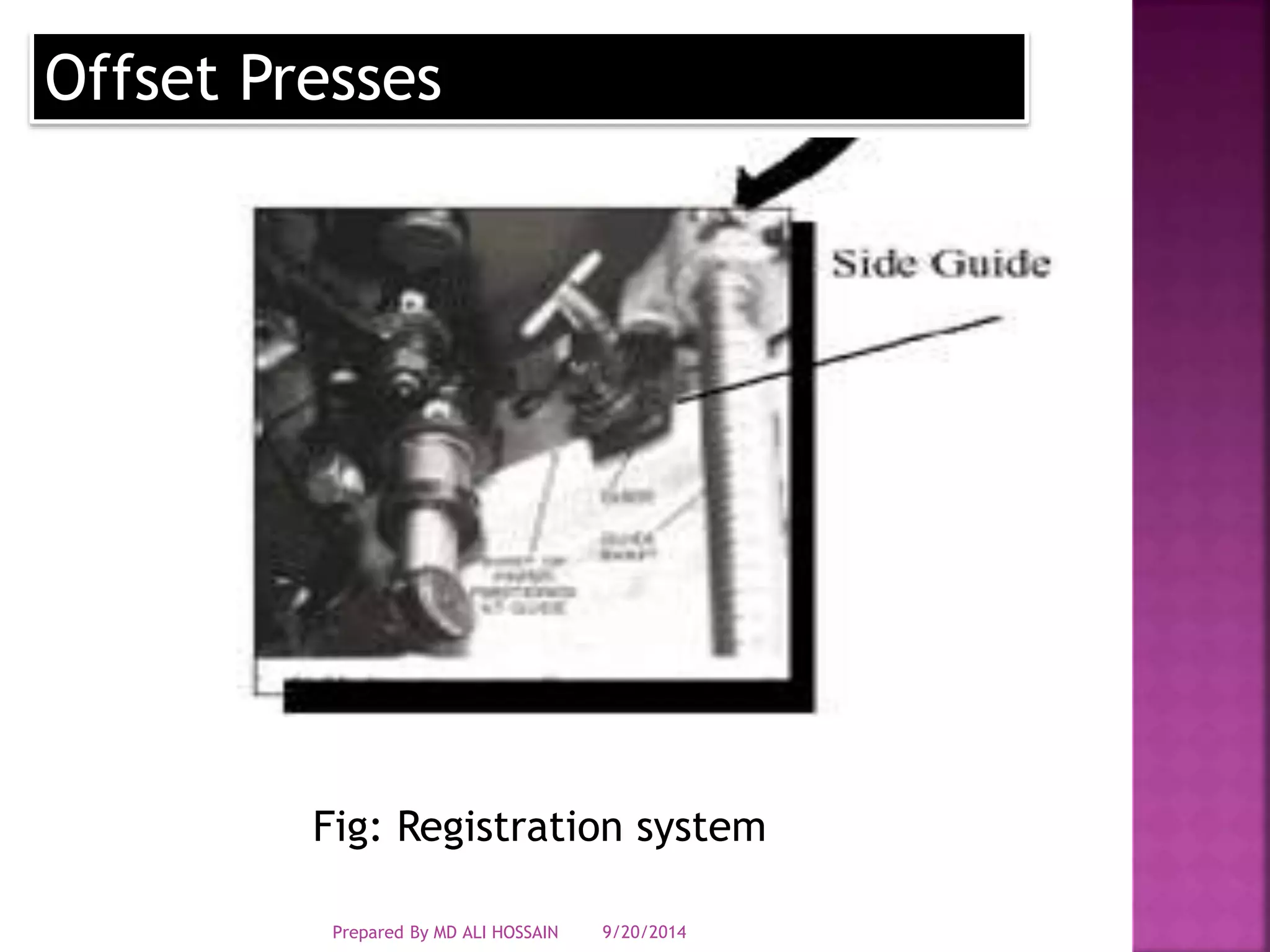 Offset printing platon press | PPTX