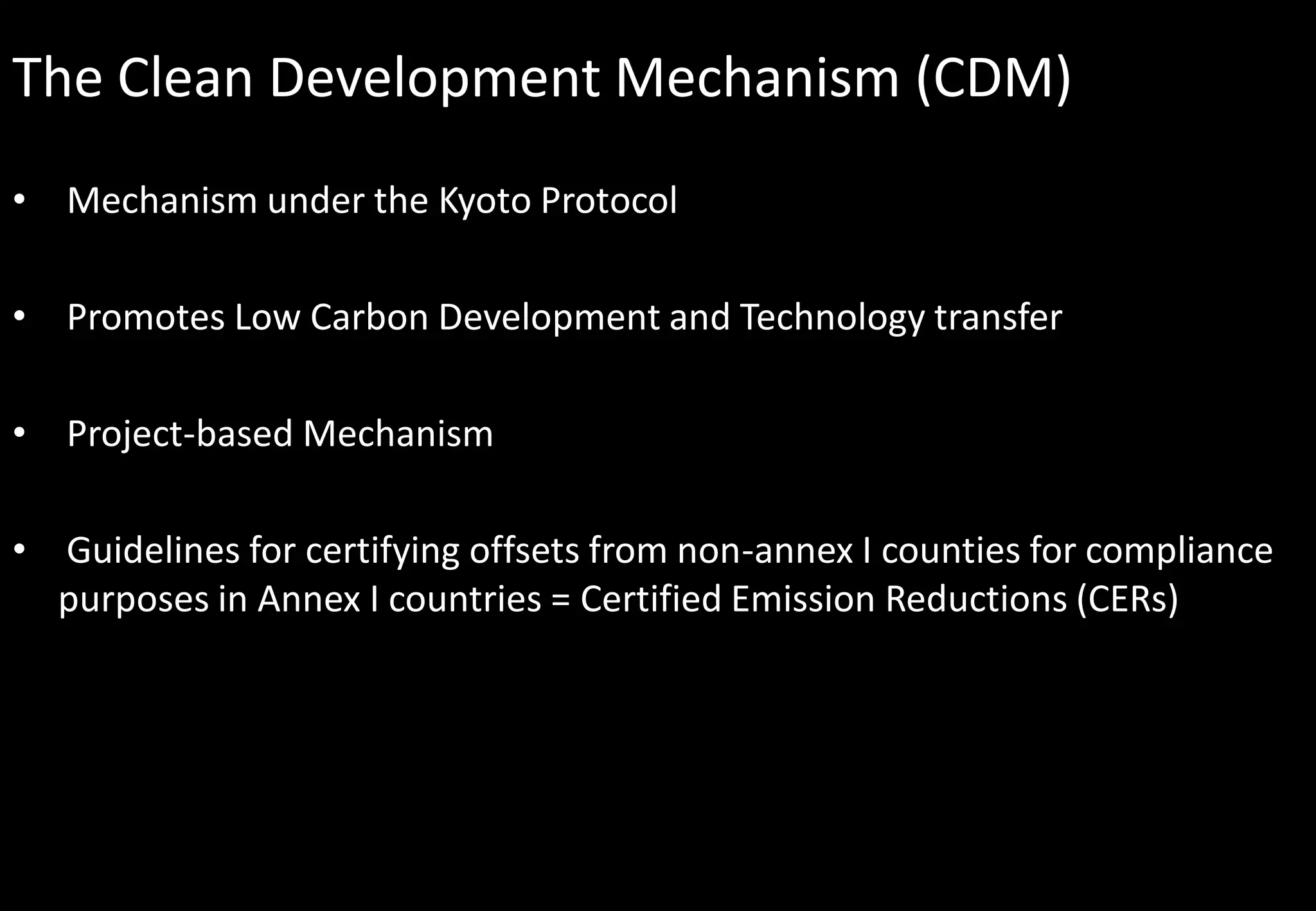 Offsetting Principles and The CDM, JI Basics | PDF