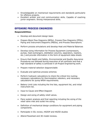 Offshore Vacancies at Fluor Phils | DOC | Civil Engineering Industry ...