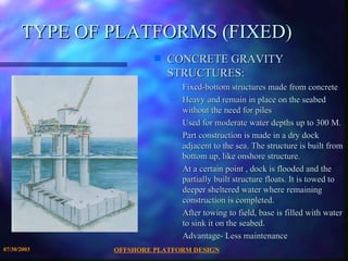 Offshore platform-design | PDF