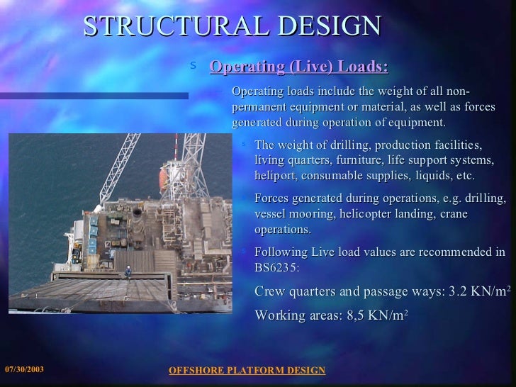 Offshore platform-design
