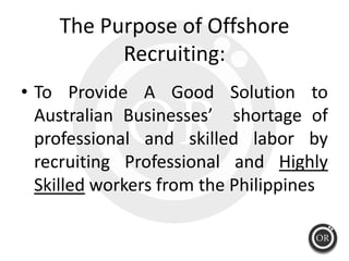 Offshore Recruiting Presentation 2 | PDF