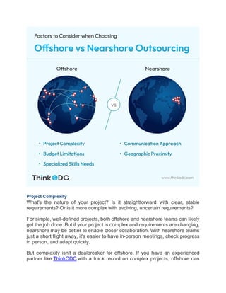 Offshore vs Nearshore Outsourcing: Which One To Choose for Your Project ...