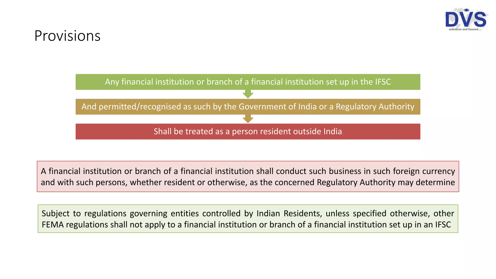 Offshore Banking Unit and IFSC: FEMA Perspective | PPT