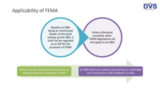 Offshore Banking Unit and IFSC: FEMA Perspective | PPTX