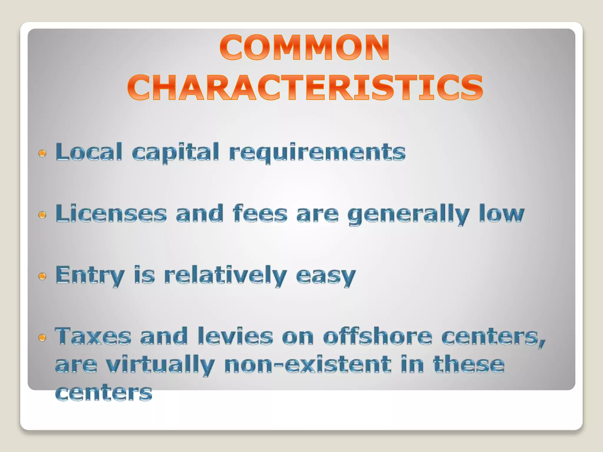Offshore banking units | PPTX
