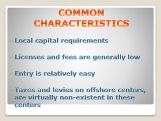 Offshore banking units | PPTX