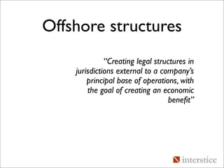 Introduction to Offshore Corporate Structuring | PDF
