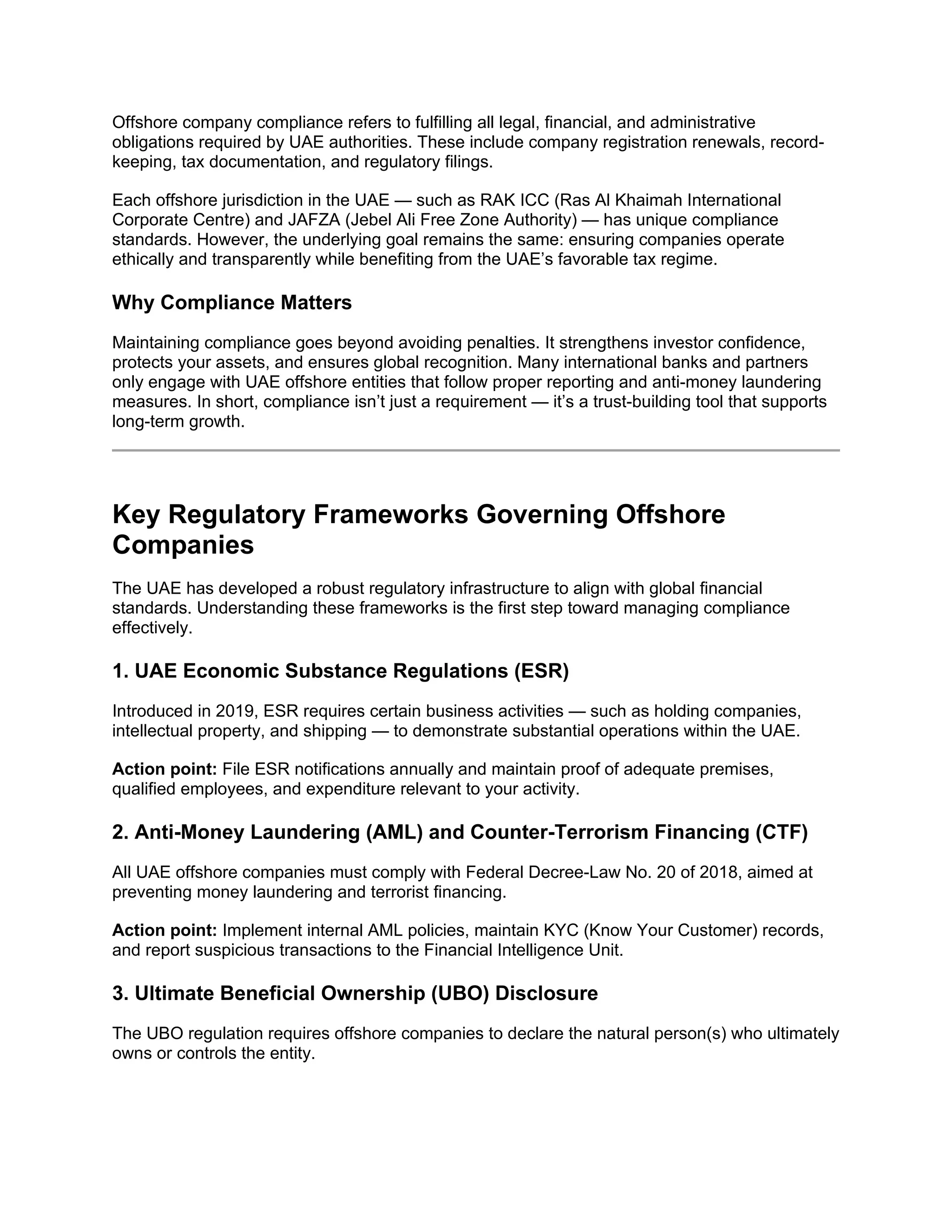 Offshore Company UAE_ How to Manage Compliance & Regulation.docx