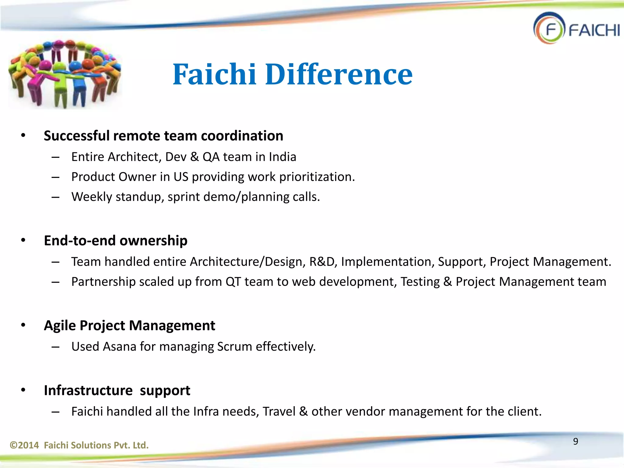 Offshore development center (odc) setup up by faichi solutions - Case ...