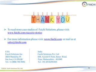 Offshore development center (odc) setup up by faichi solutions - Case ...