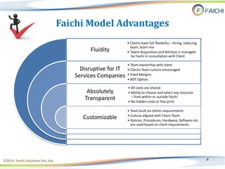 Offshore development center (odc) setup up by faichi solutions - Case ...