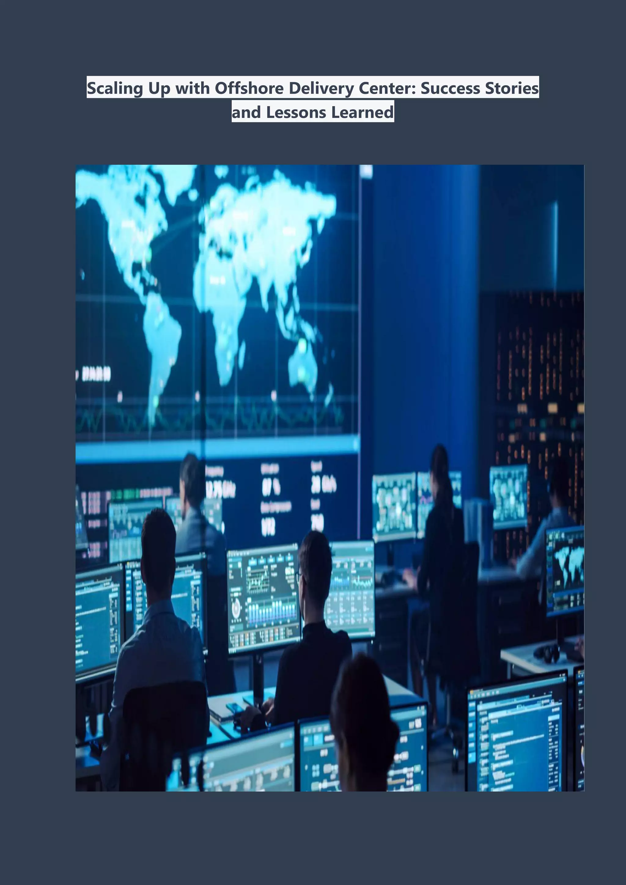 Offshore development center - V2Soft | PDF