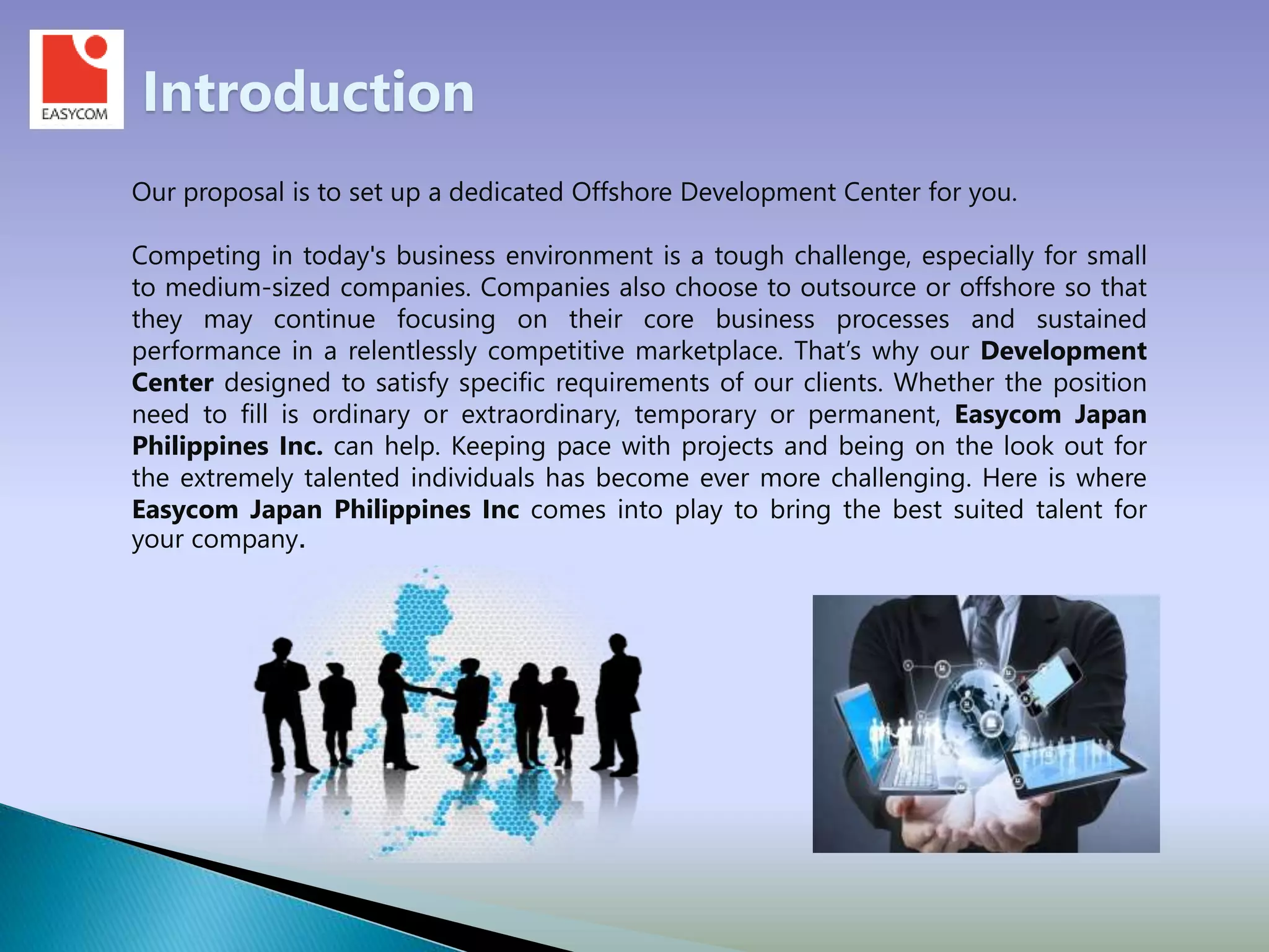Offshore Development Center Proposal Easycom | PPTX