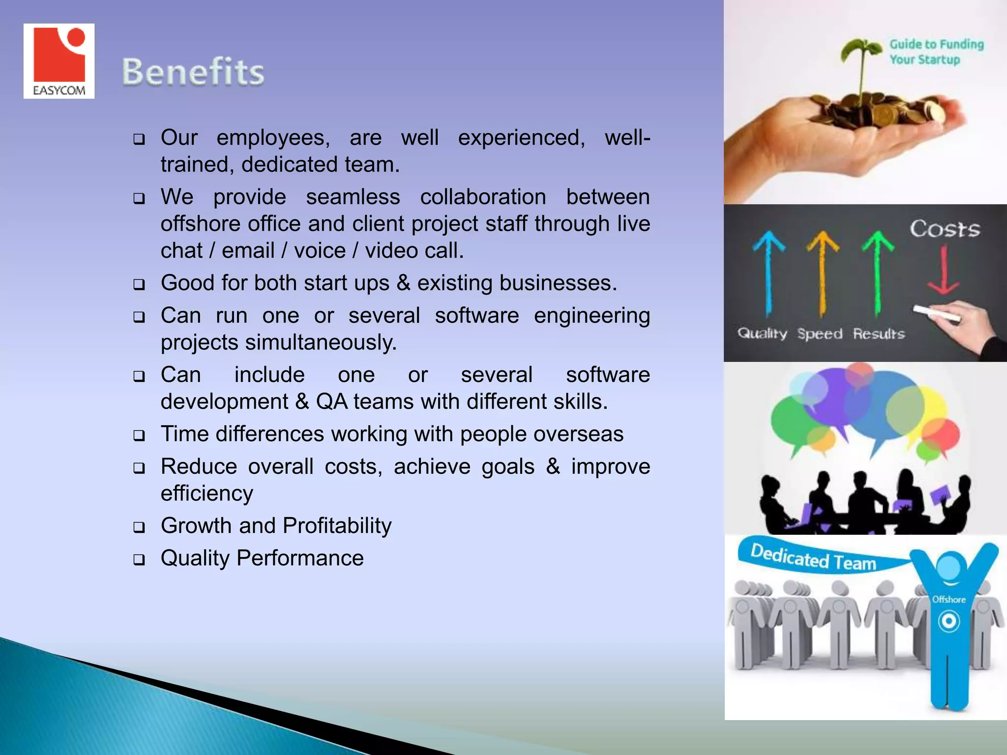 Offshore Development Center Proposal Easycom | PPTX