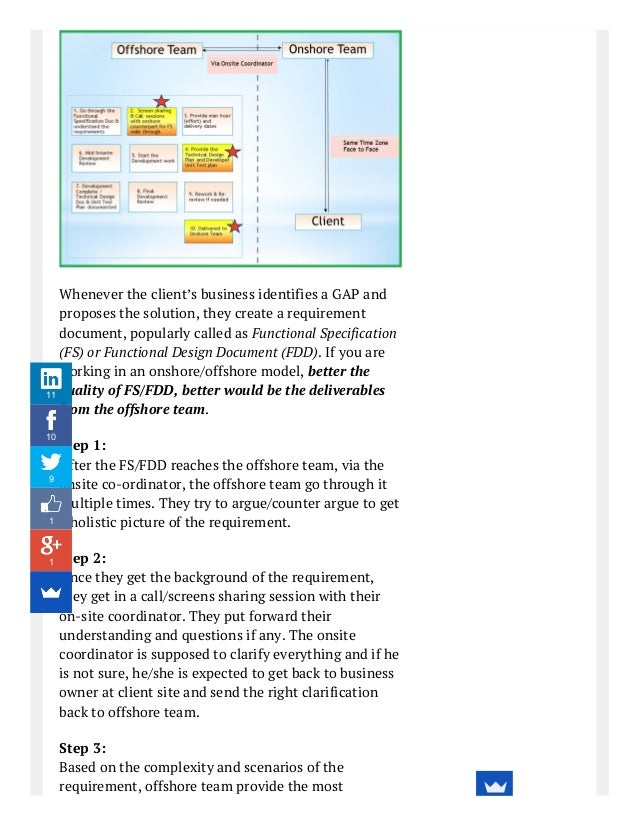 Offshore development model in 10 steps sap yard