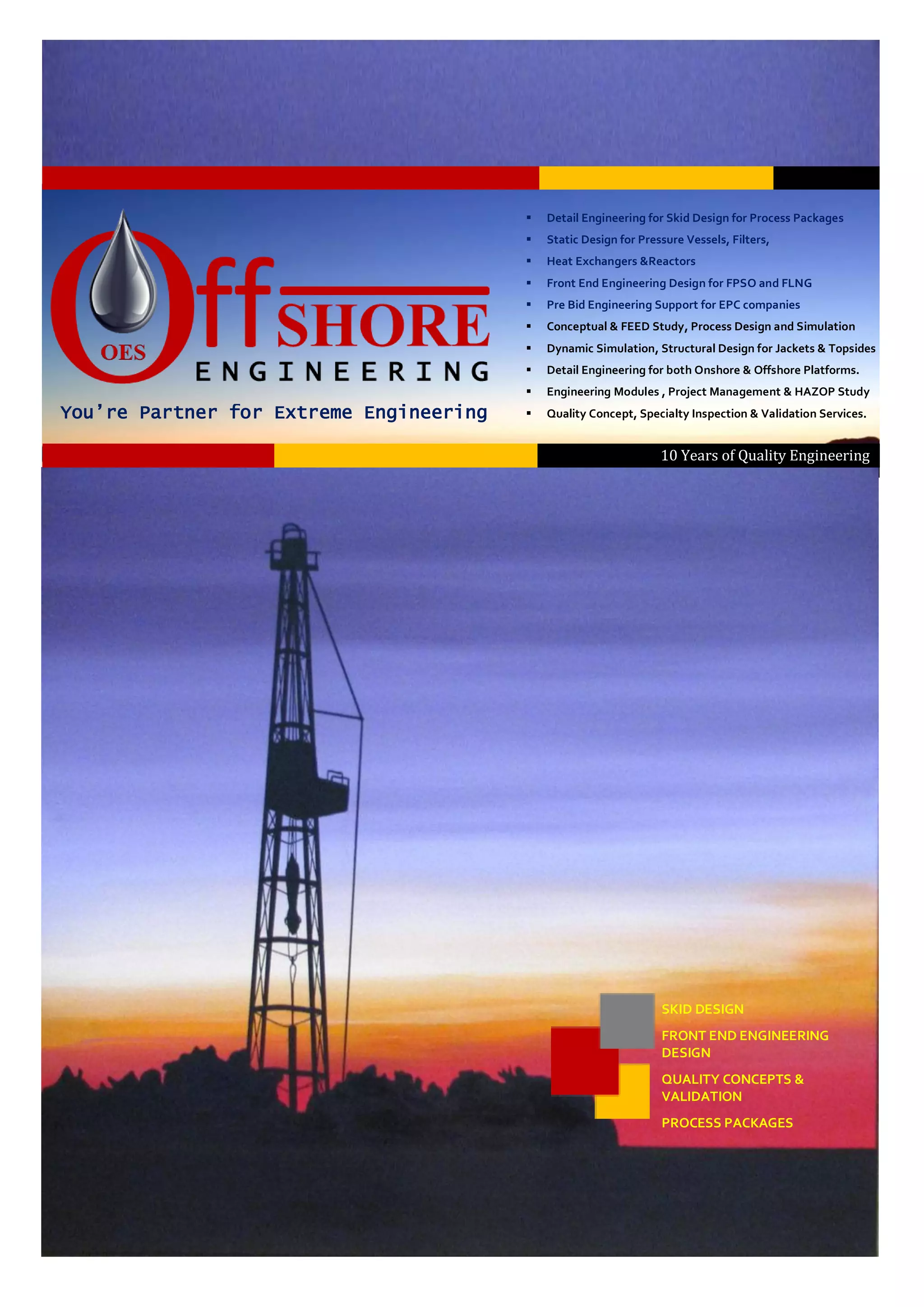 Offshore Engineering Brochure August2012 | PDF