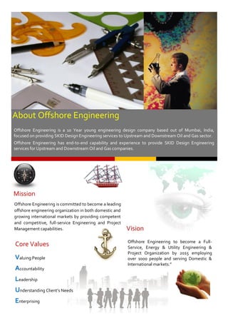 Offshore Engineering Brochure August2012 | PDF