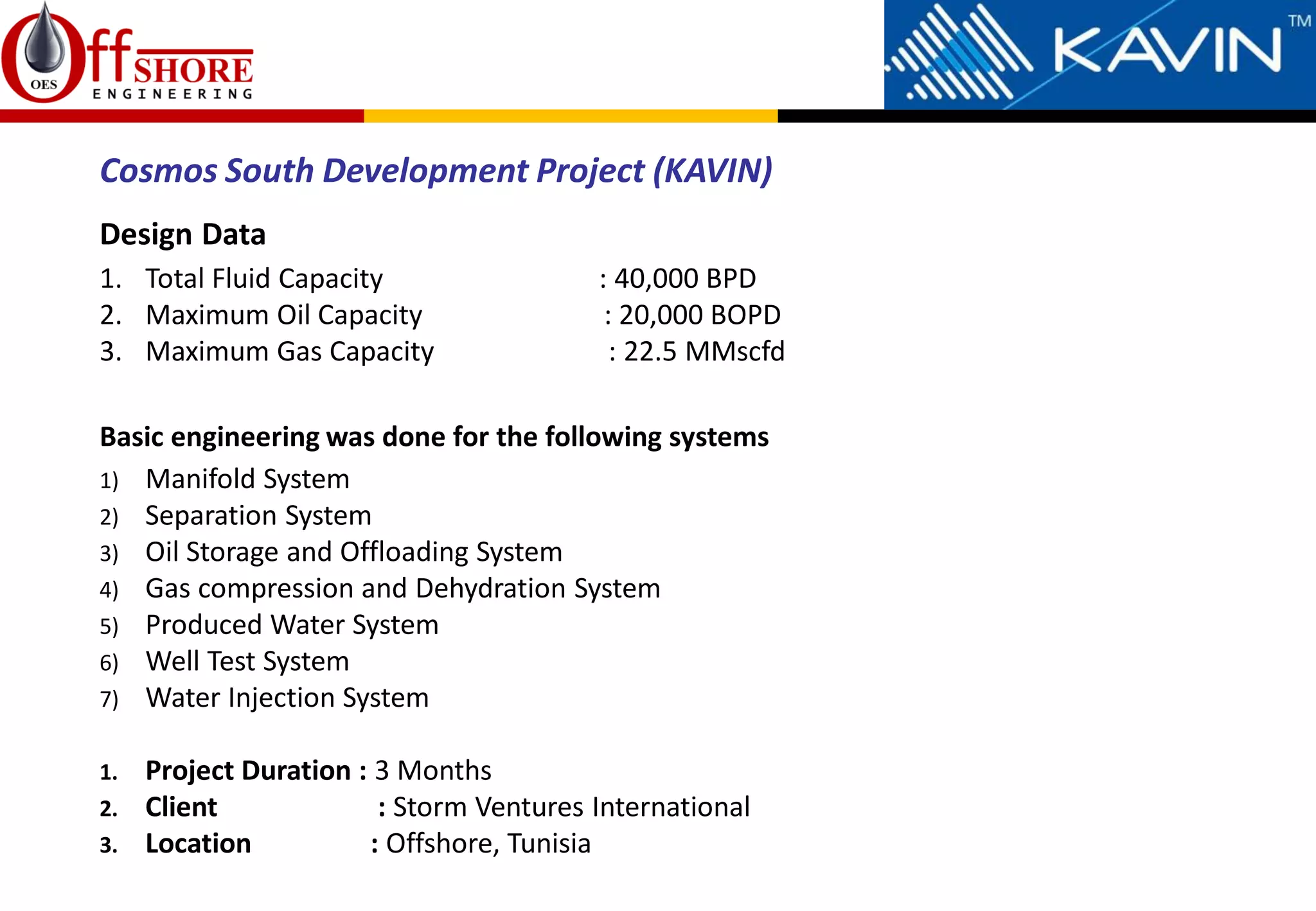 Offshore Engineering Kavin Engneering Fpso Corporate Profile 2012 | PDF