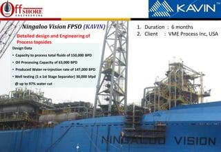 Offshore Engineering Kavin Engneering Fpso Corporate Profile 2012 | PDF