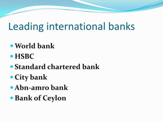 Offshore financial centre and international banks (ppt) | PPTX