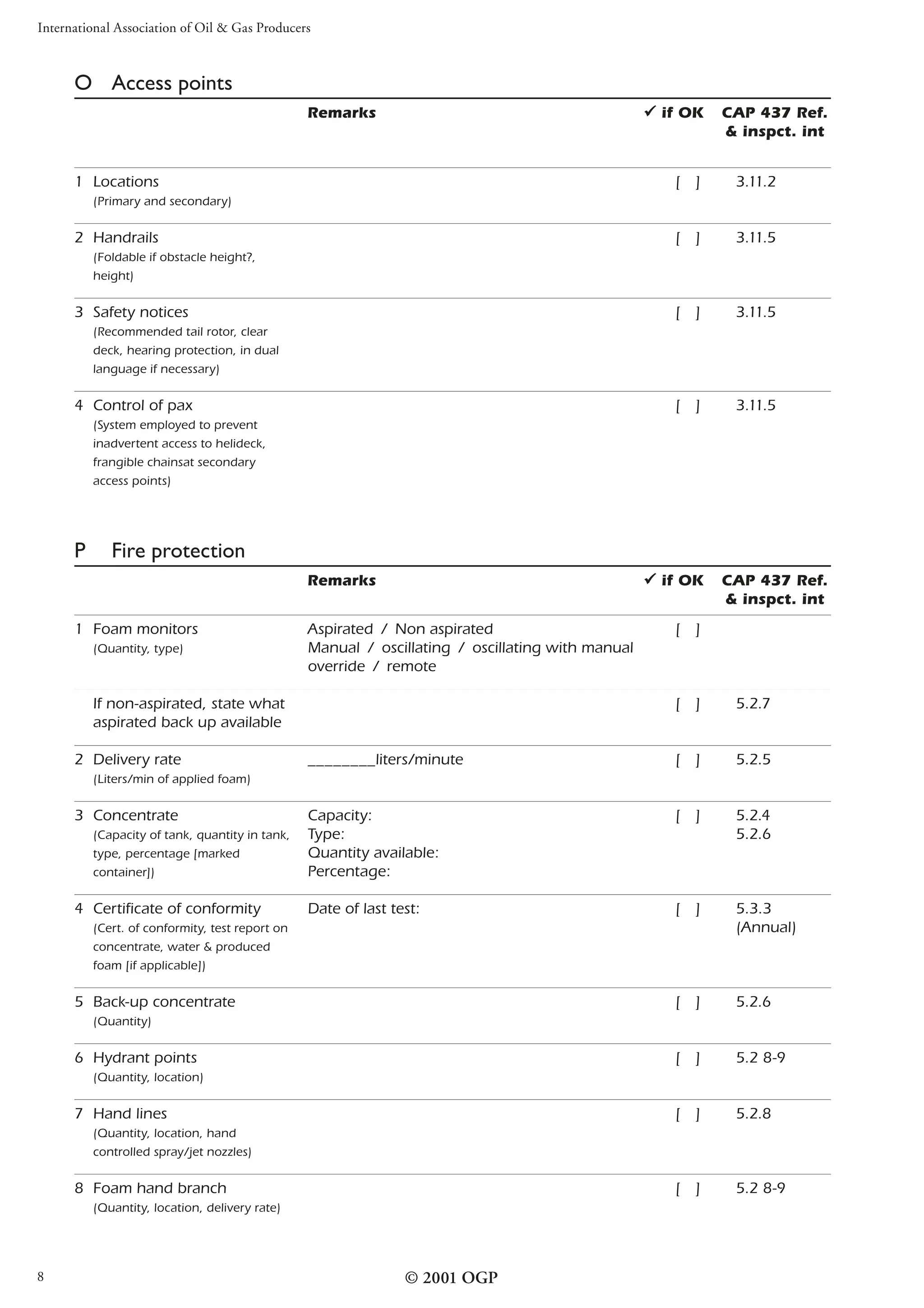 Offshore helideck review checklist | PDF