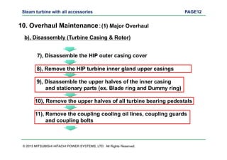 Maintenance Training for Steam Turbine 3 casing cylinder | PDF