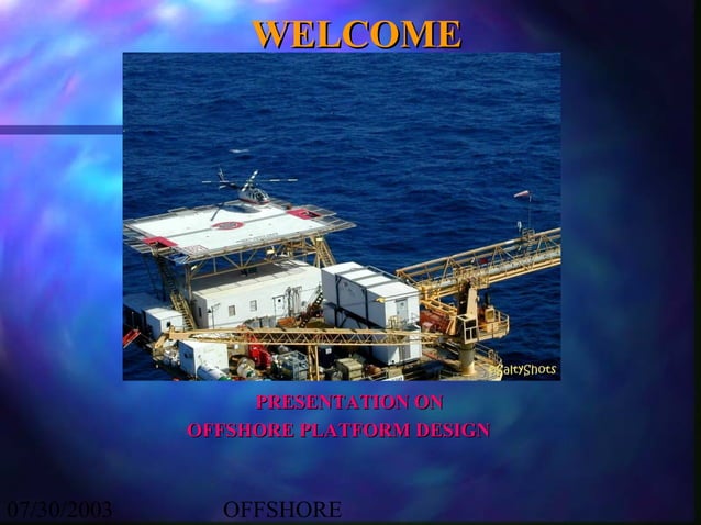 Offshore platform design | PPS | Geology | Science