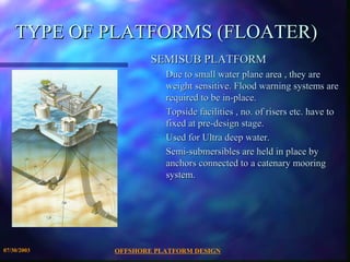 Offshore platform design | PPS