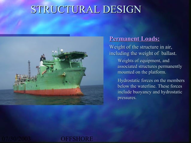 Offshore platform design | PPS | Geology | Science