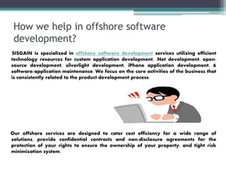Offshore software development | PPTX