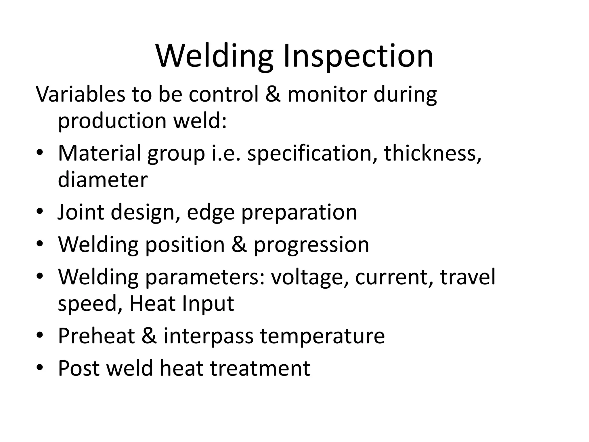Offshore qc welding inspection versi 1 | PPTX