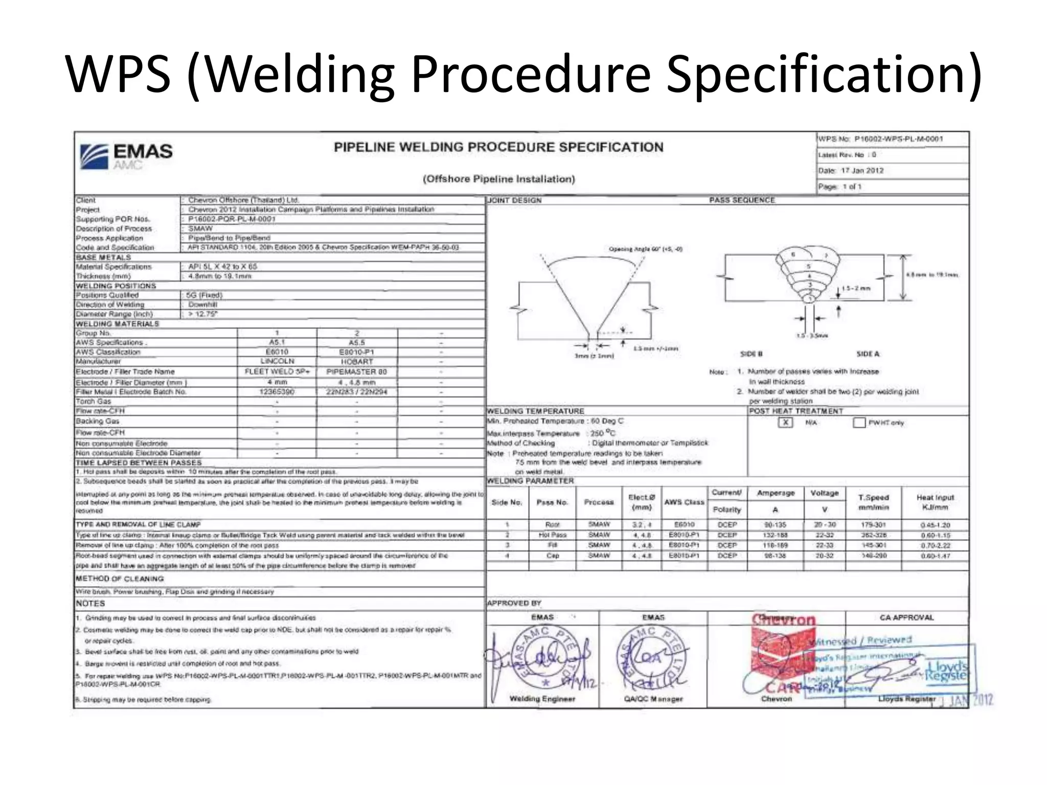 Offshore qc welding inspection versi 1 | PPTX