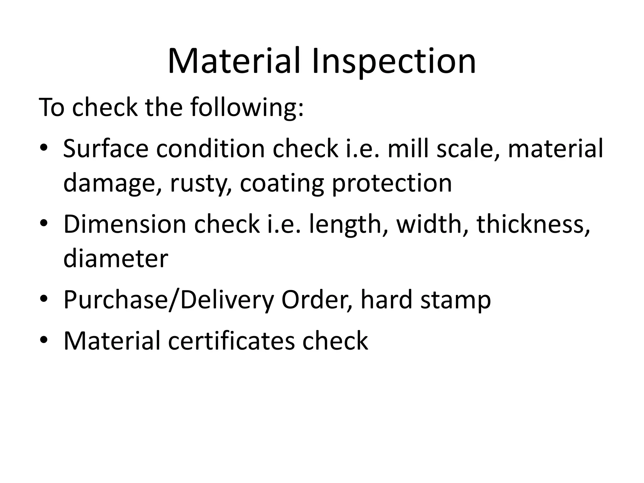 Offshore qc welding inspection versi 1 | PPTX