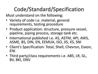 Offshore qc welding inspection versi 1 | PPTX