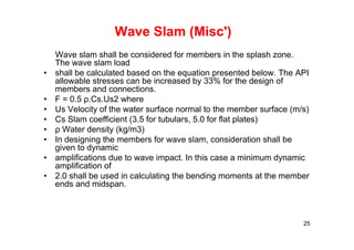 offshore structural design detailed engineering fixed plate form | PPT