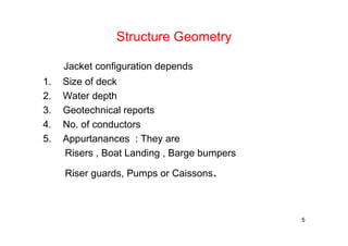 offshore structural design detailed engineering fixed plate form | PDF ...