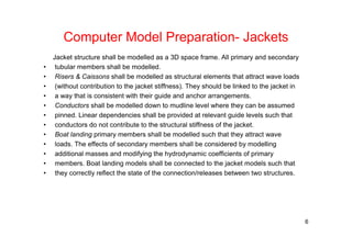 offshore structural design detailed engineering fixed plate form | PDF ...