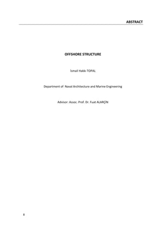 Offshore Structure | PDF